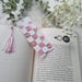 Acrylic Bookmark Bookmark Checkered Bookmark Back to School School ...