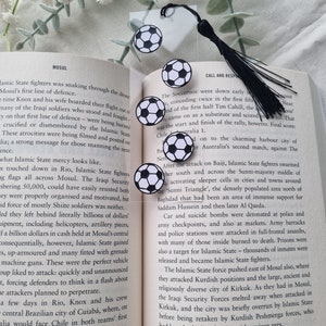 Acrylic Bookmark Soccer Ball Bookmark Back to School School Bookmarks ...