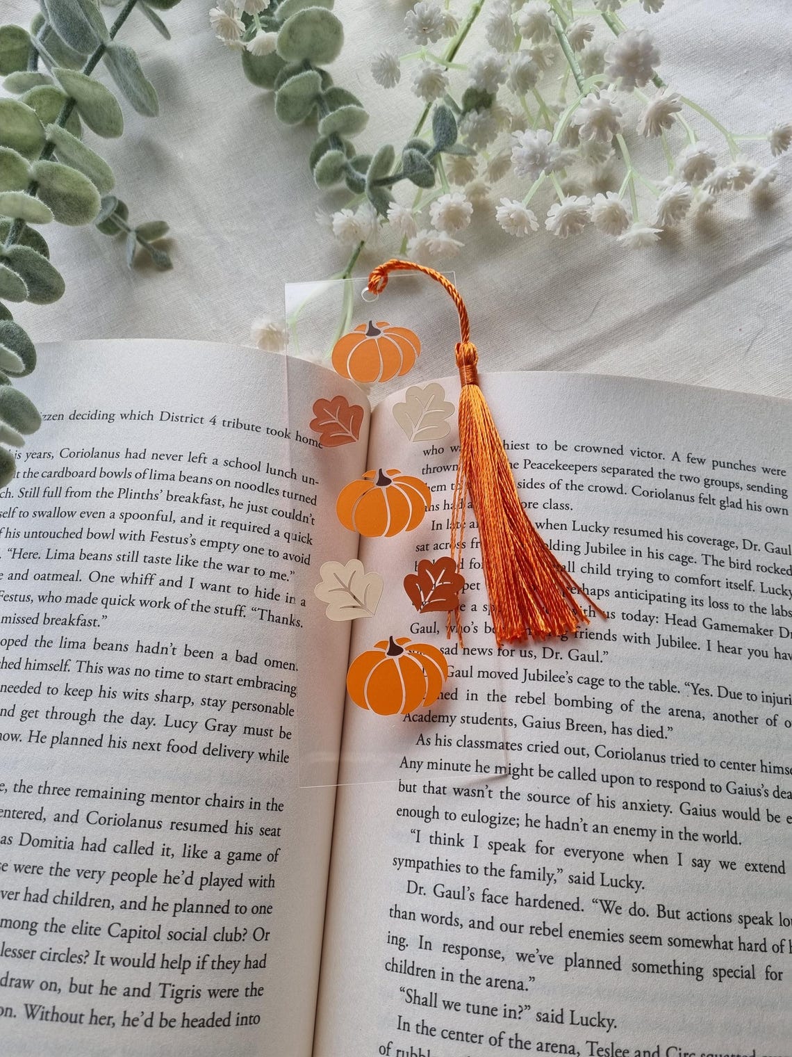 Acrylic Bookmark Bookmark Cozy Fall Bookmark Back to School School ...