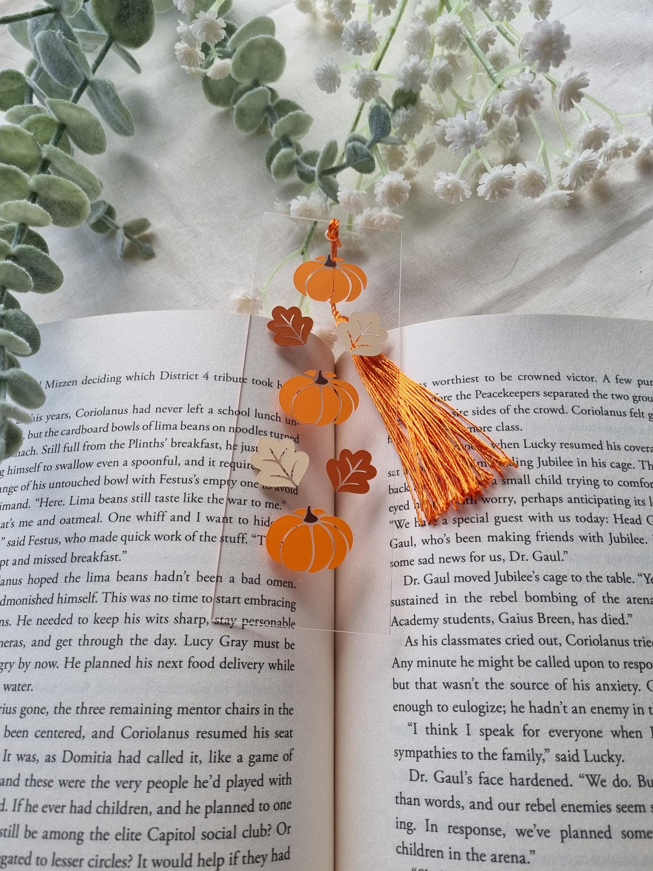 Acrylic Bookmark Bookmark Cozy Fall Bookmark Back to School School ...