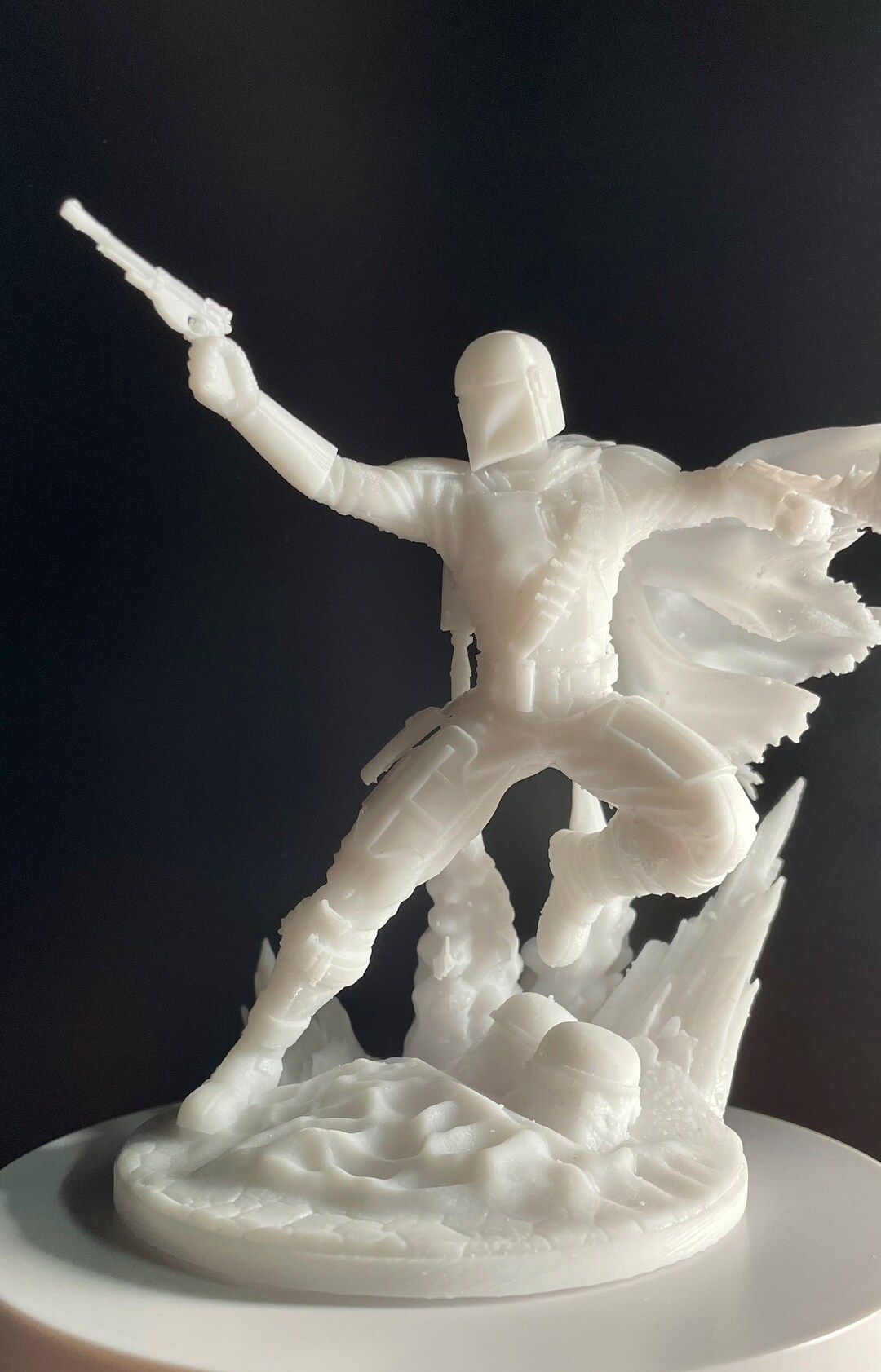 Mandalorian Figurine Star Wars 3D Print - Etsy