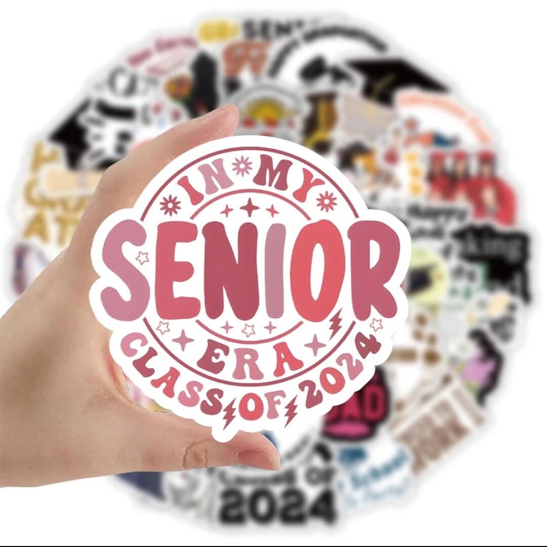 Senior 2024 Sticker, Class of 2024 Sticker,laptop Sticker, Tumbler ...