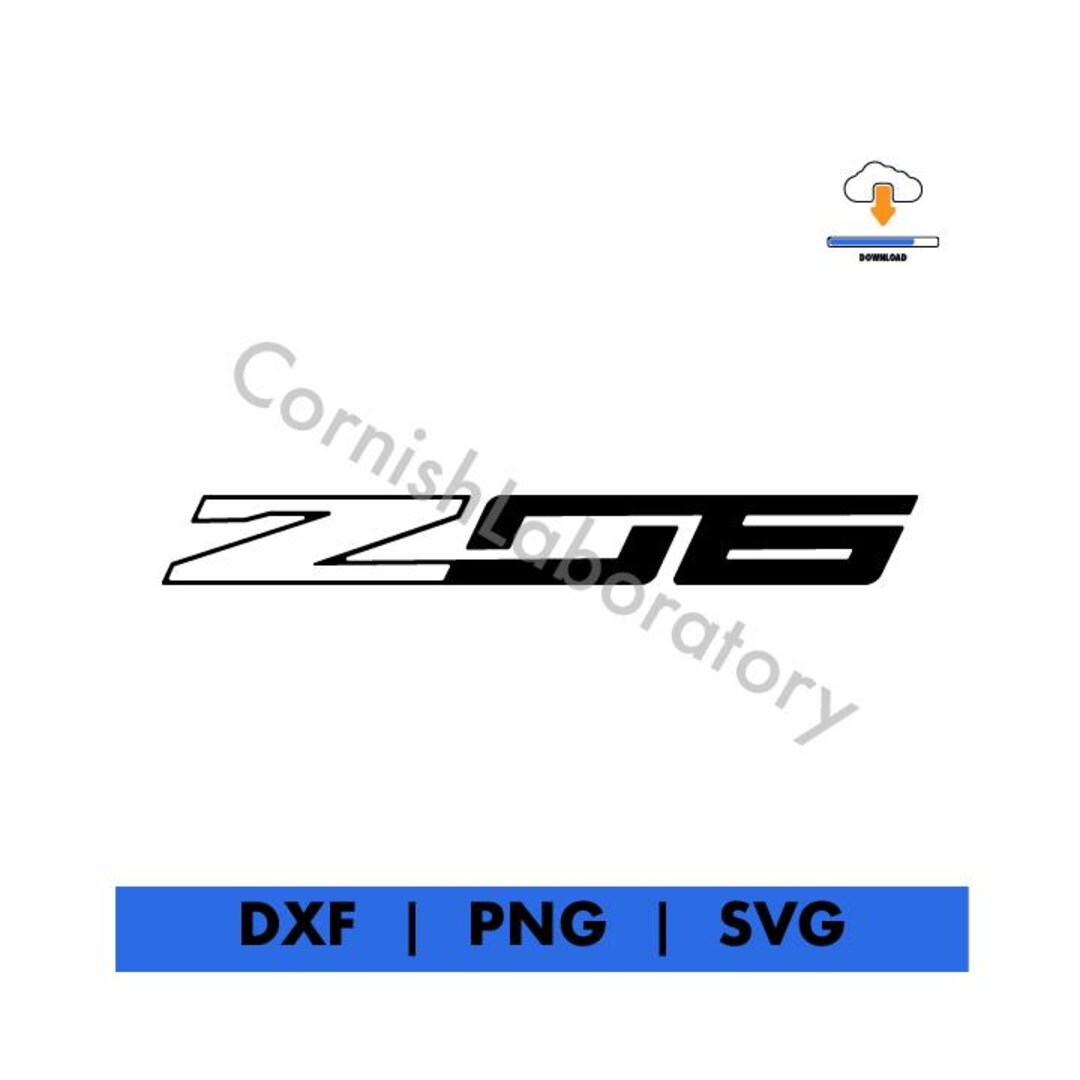 Chevrolet Corvette Z06 Logo - Digital Download (DXF, PNG, SVG) - Etsy