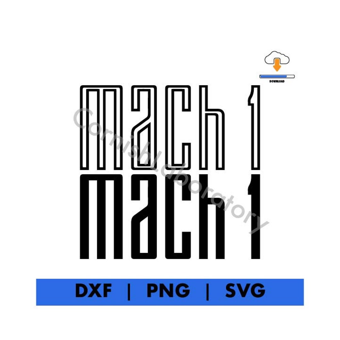Ford Mustang Mach 1 Logo - Digital Download (DXF, PNG, SVG) - Etsy