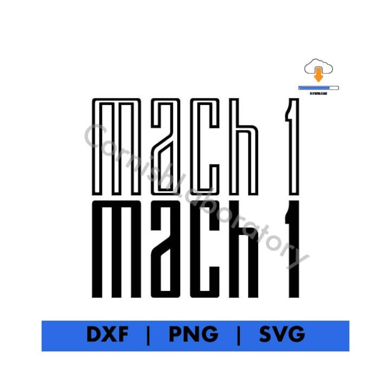 Ford Mustang Mach 1 Logo - Digital Download (DXF, PNG, SVG) - Etsy