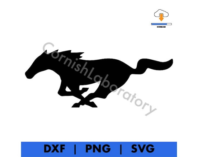 Ford Mustang Logo - Digital Download (DXF, PNG, SVG) - Etsy