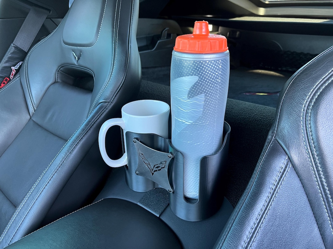 Chevrolet Corvette Cup Holder - Large Bottle Friendly, Center Console ...