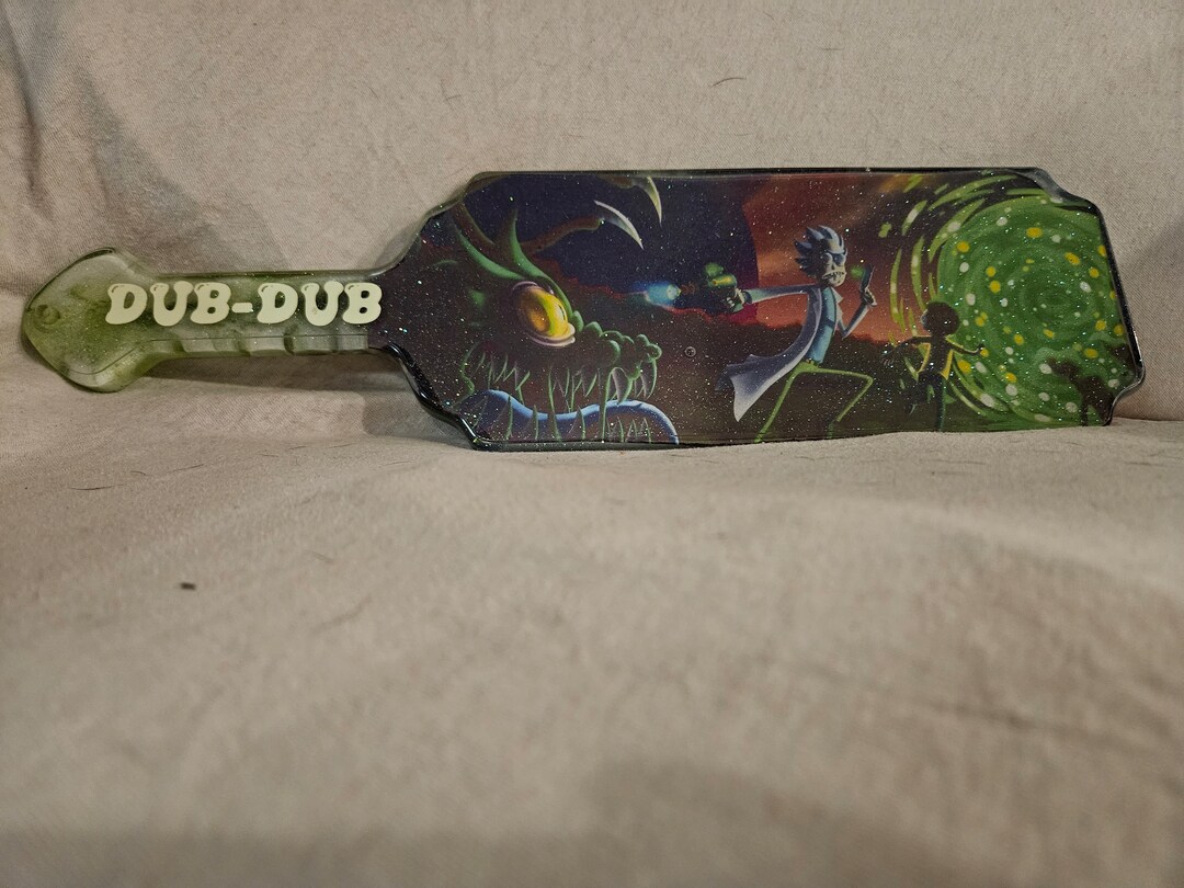 Resin Epoxy Rick and Morty Paddle - Etsy