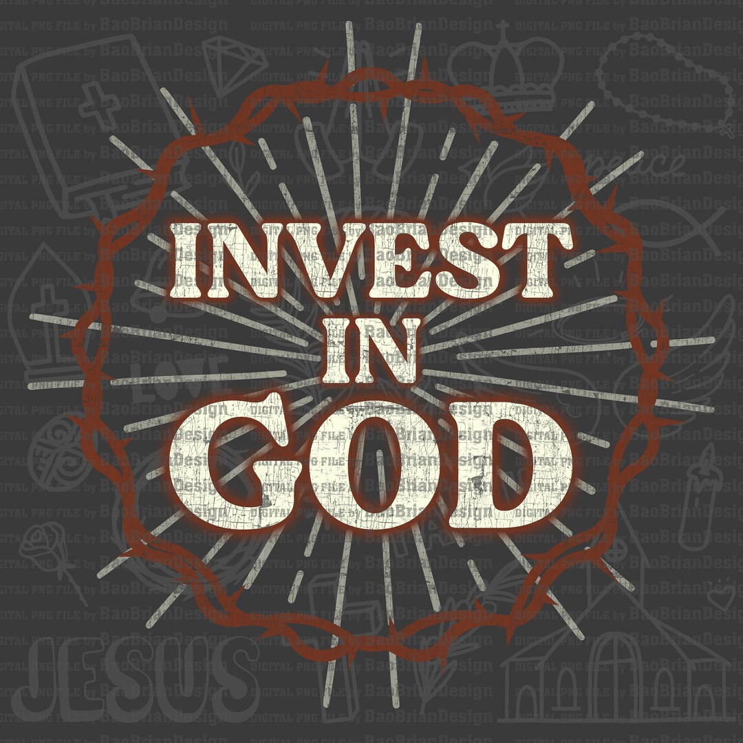 Invest in God Mental Jesus PNG Design, Christian Download PNG, Cool ...