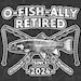O-fish-ally Retired Since 2024, Fisherman PNG Design, Retired Fishing ...