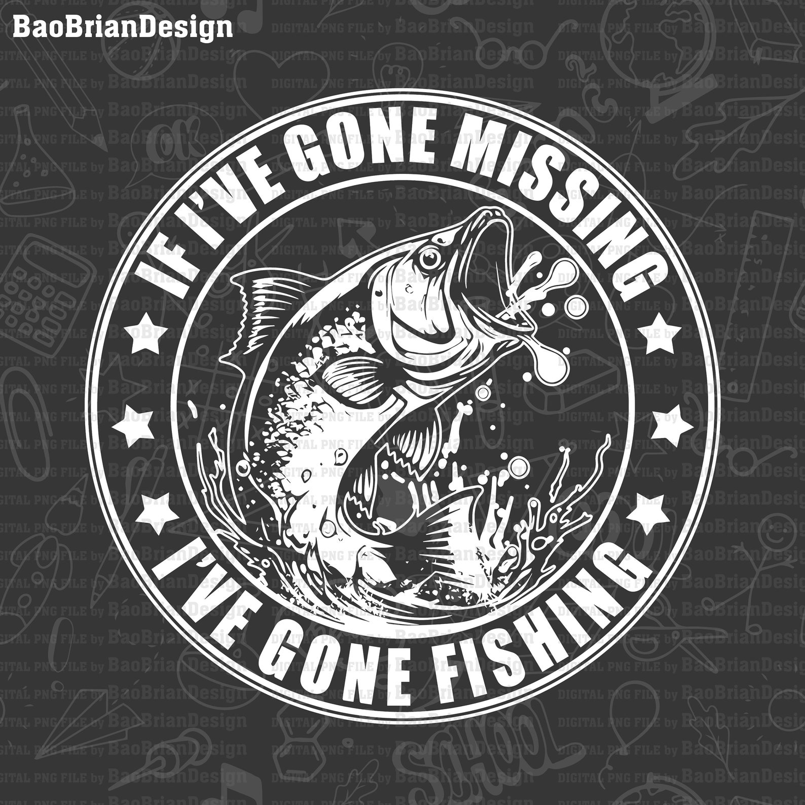 If I've Gone Missing I've Gone Fishing Fishing Svg, Png Fishing Bundle ...