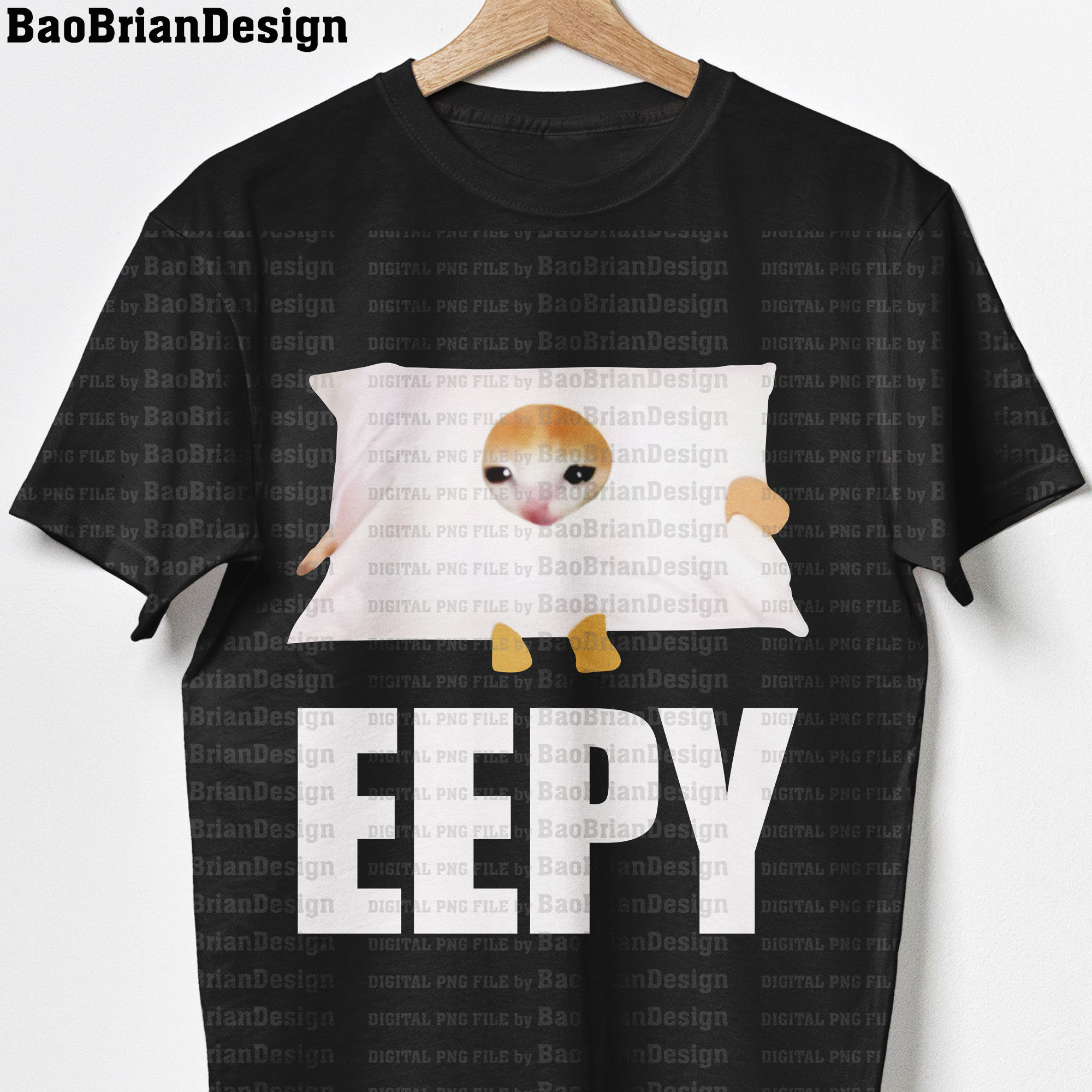 Eepy Cat Meme Sleepy Cat With Pillow PNG Design, Kitten Saying ...