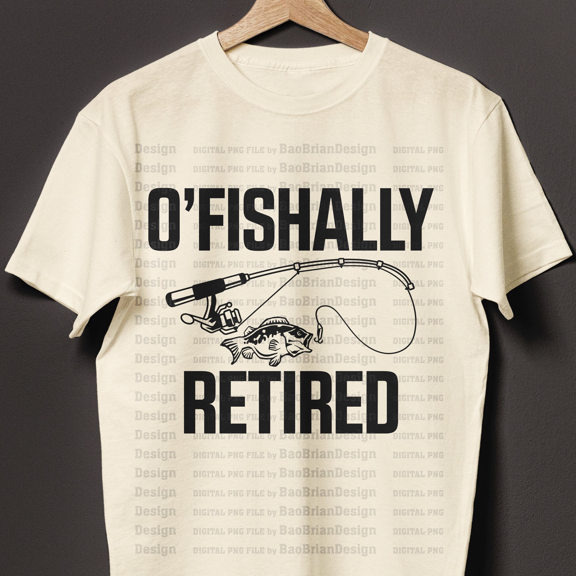 O'fishally Retired Funny Retired Fisher Fishing Quote Svg,png Fishing ...