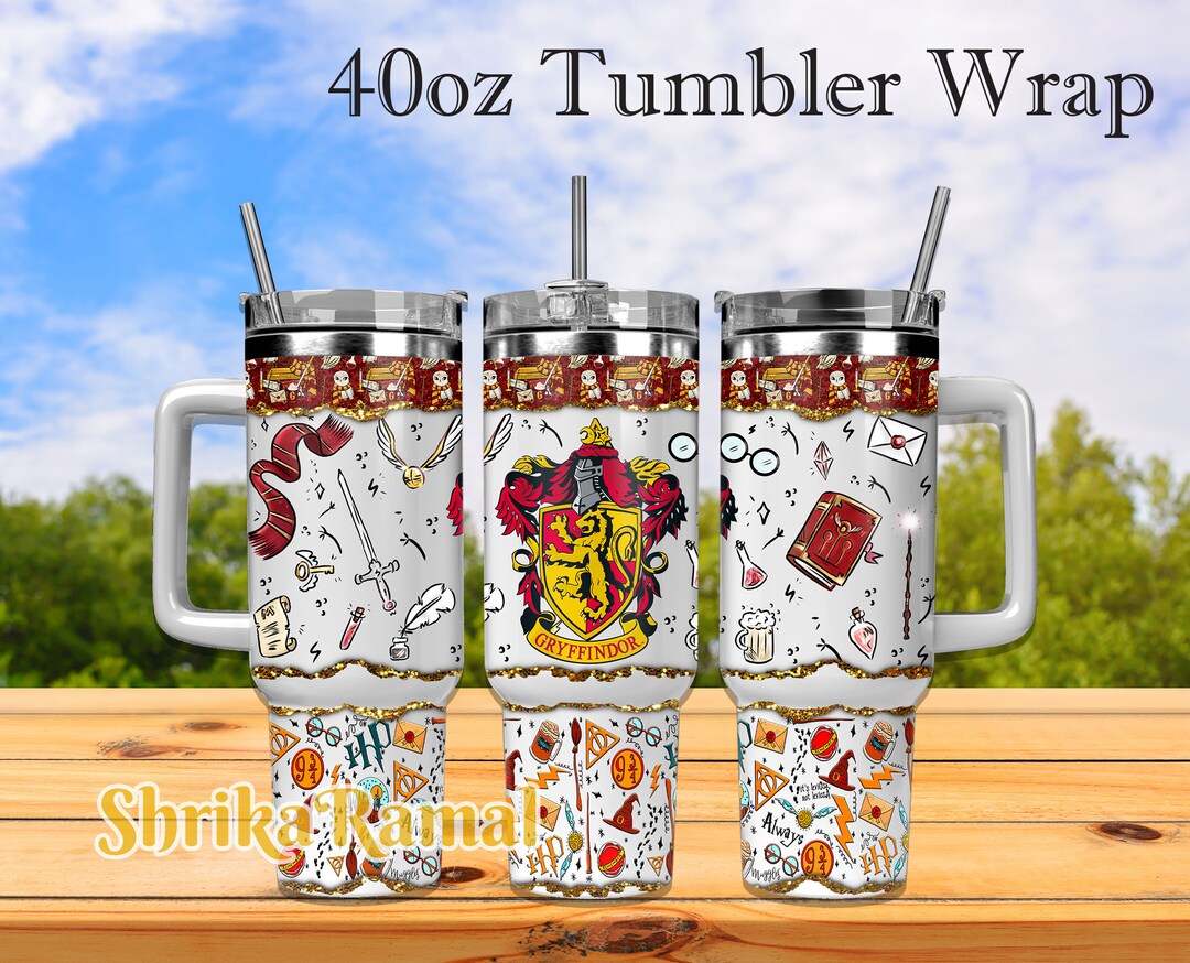 Wizarding World 40oz Tumbler Wrap, Quencher Tumbler Sublimation, Magic ...