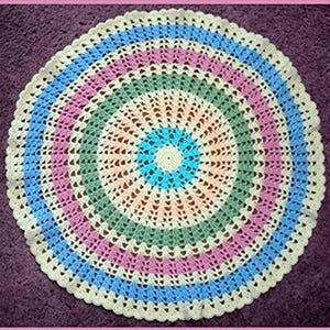 How to Crochet Blanket Patterns: 10 Round Afghans (digital Copy) - Etsy