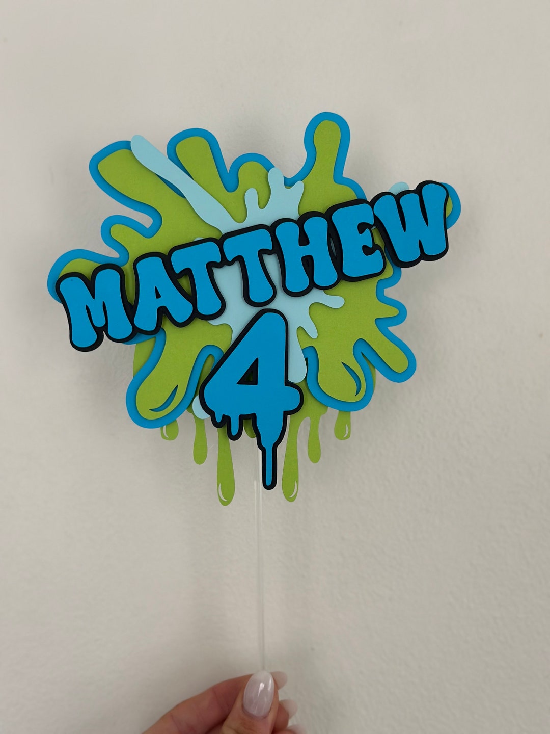 Slime Cake Topper - Etsy