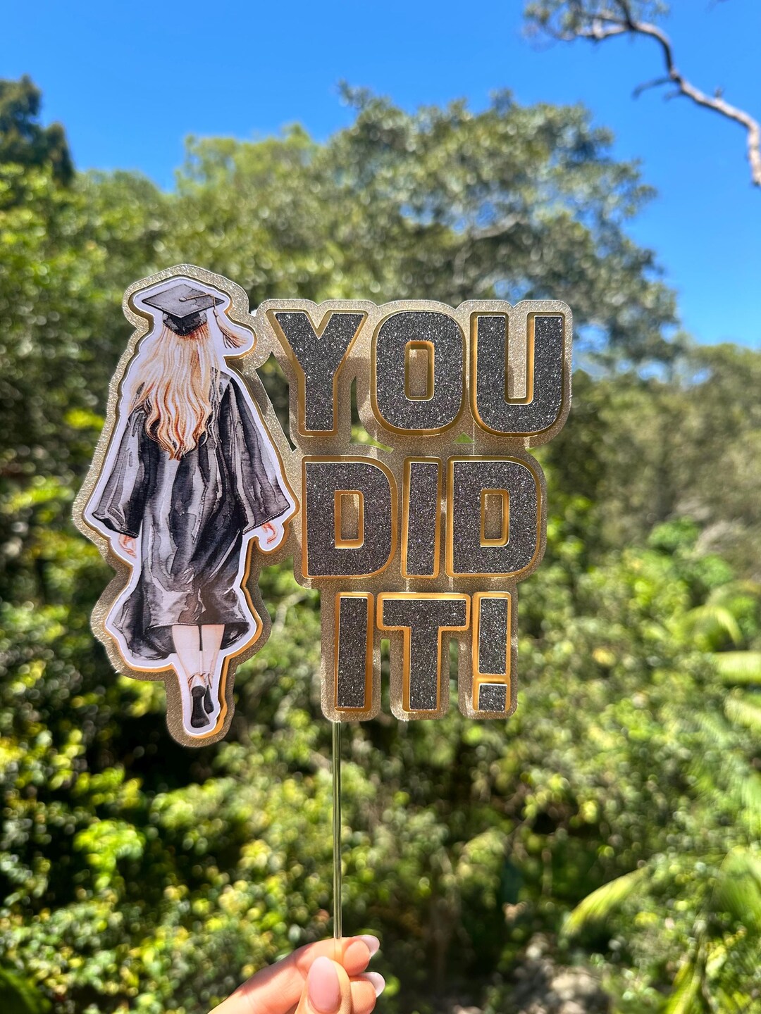 Graduation Cake Topper - Etsy