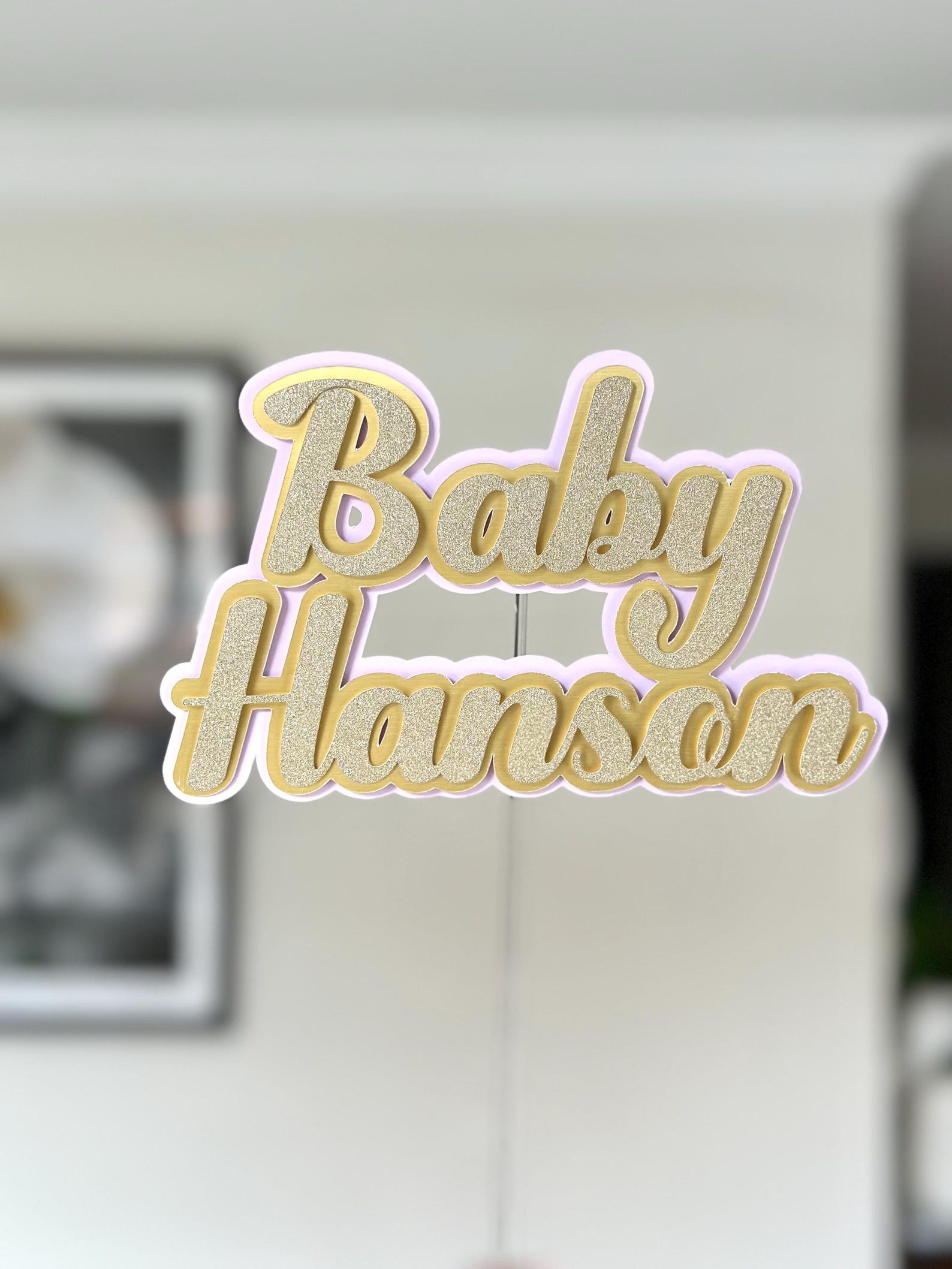 Personalised Baby Shower Cake Toppers & Cupcake Toppers - Etsy
