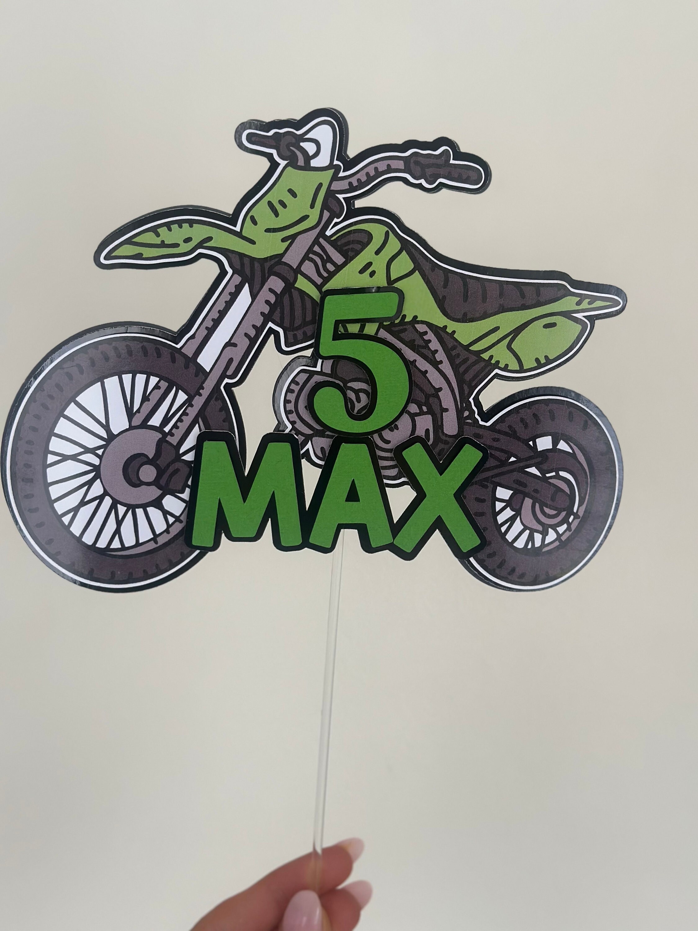 Motorbike Cake Topper - Etsy