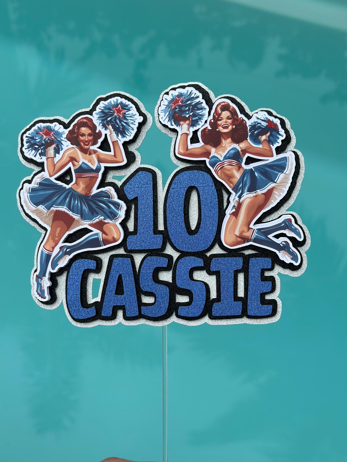 Cheerleading Cake Topper - Etsy
