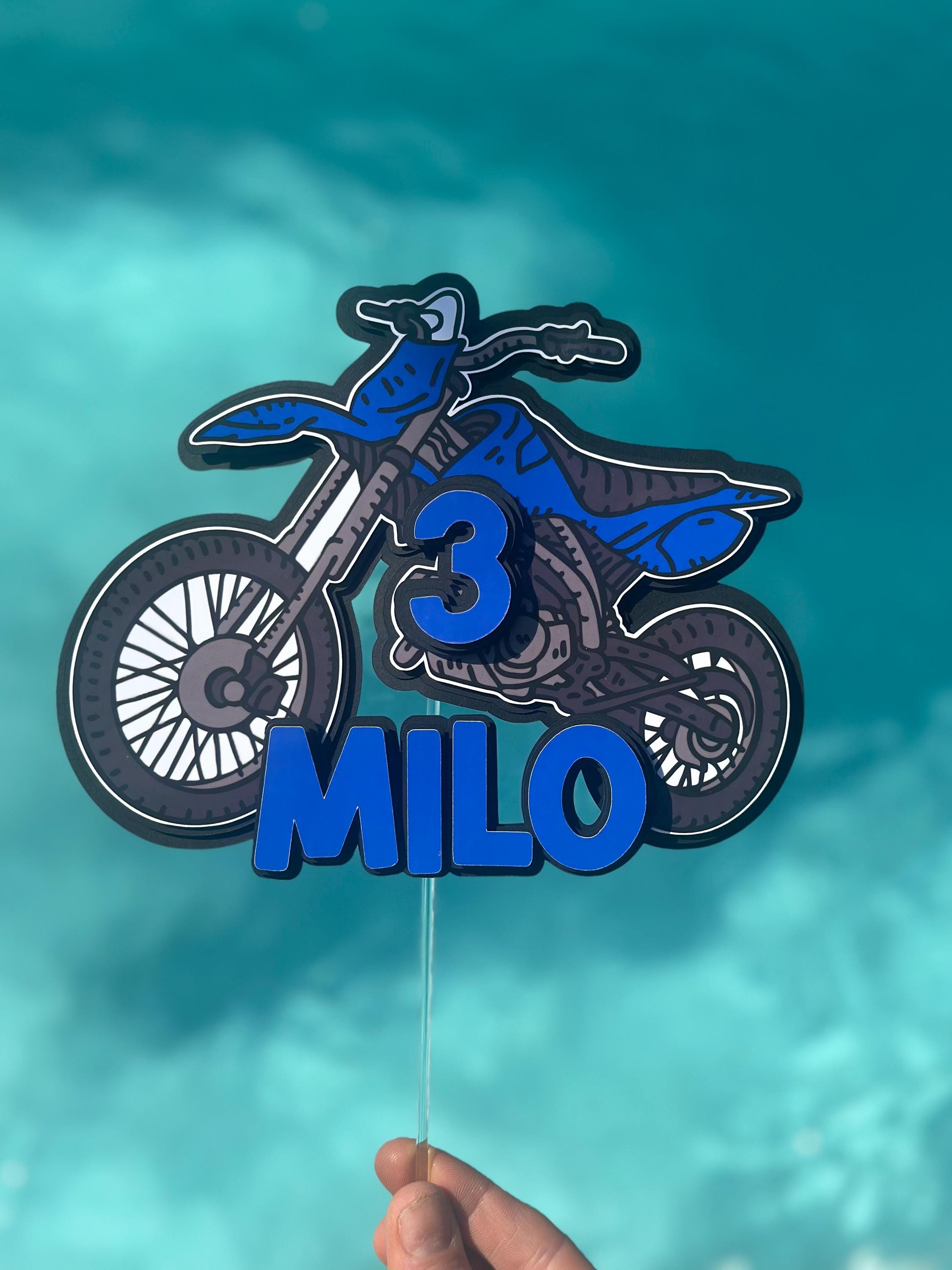 Motorbike Cake Topper - Etsy
