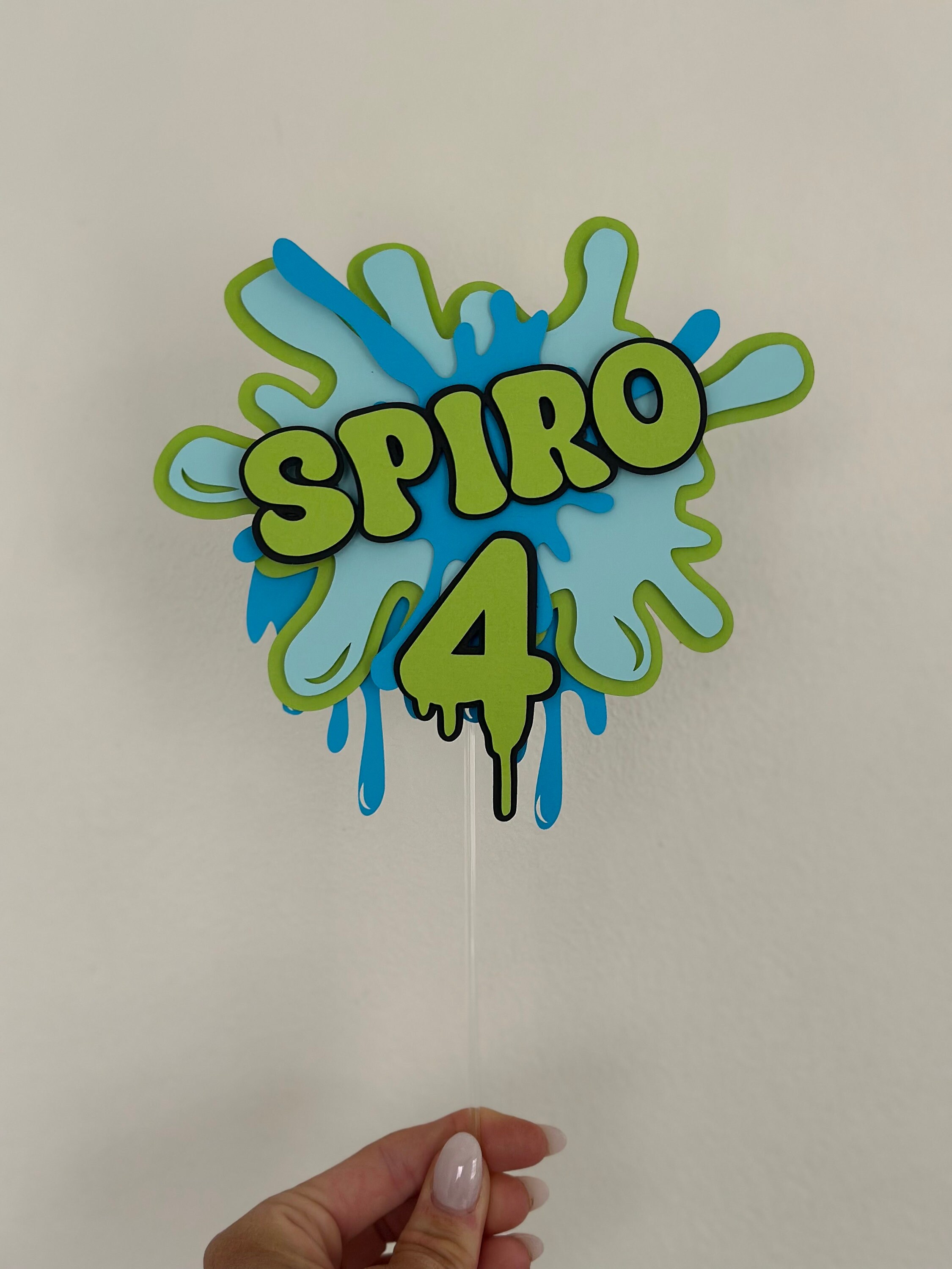 Slime Cake Topper - Etsy