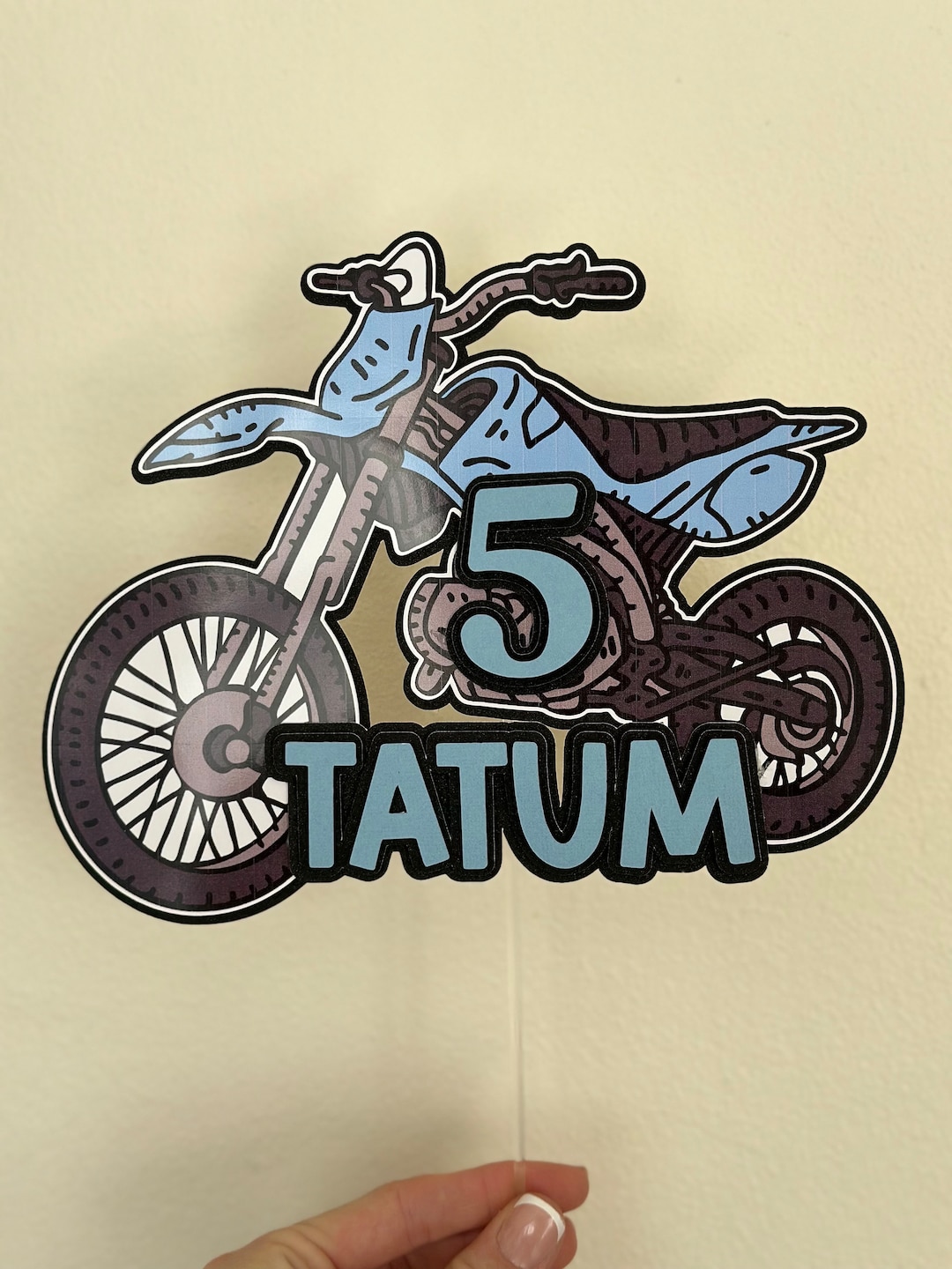 Motorbike Cake Topper - Etsy