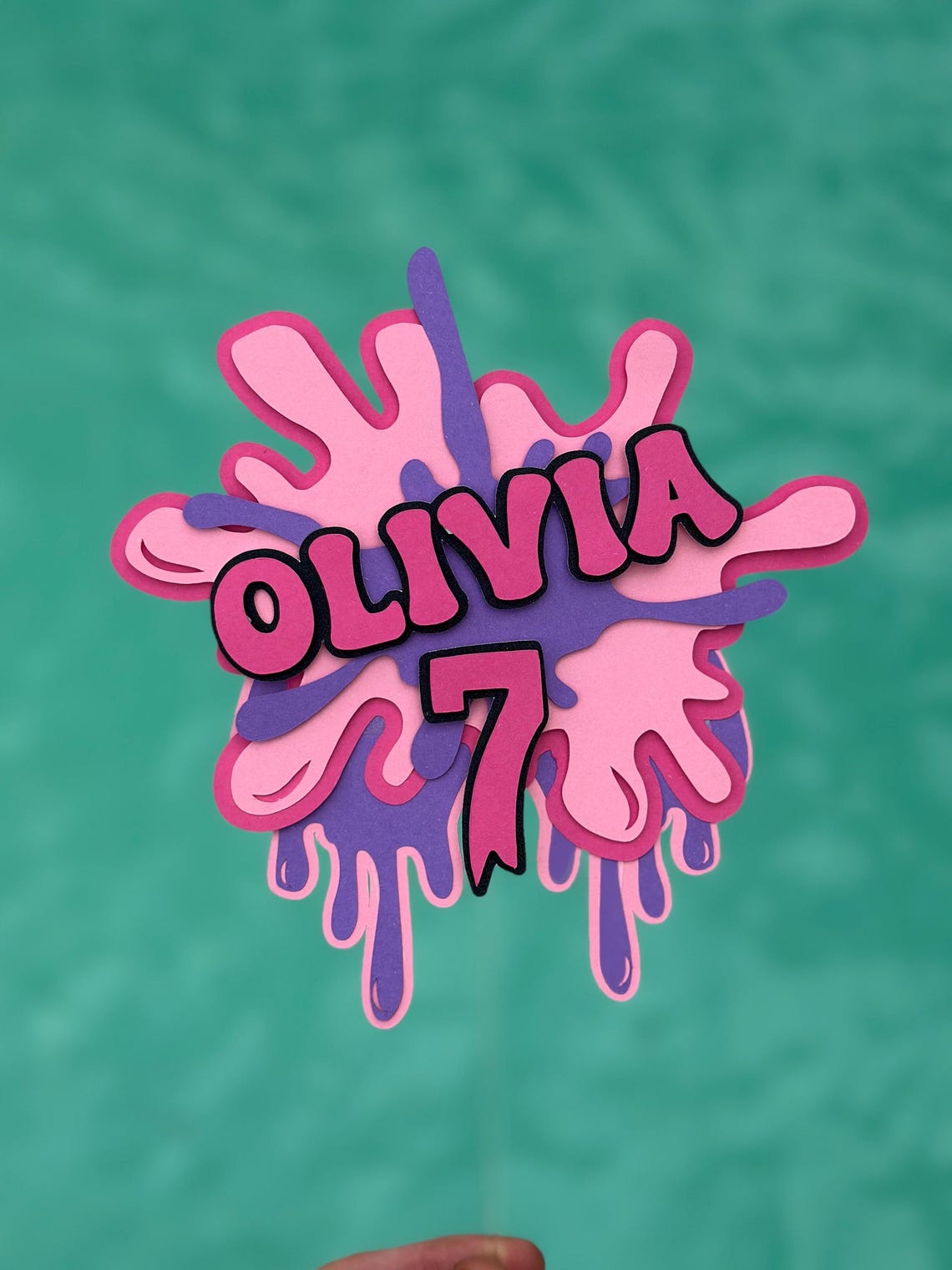 Slime Cake Topper - Etsy