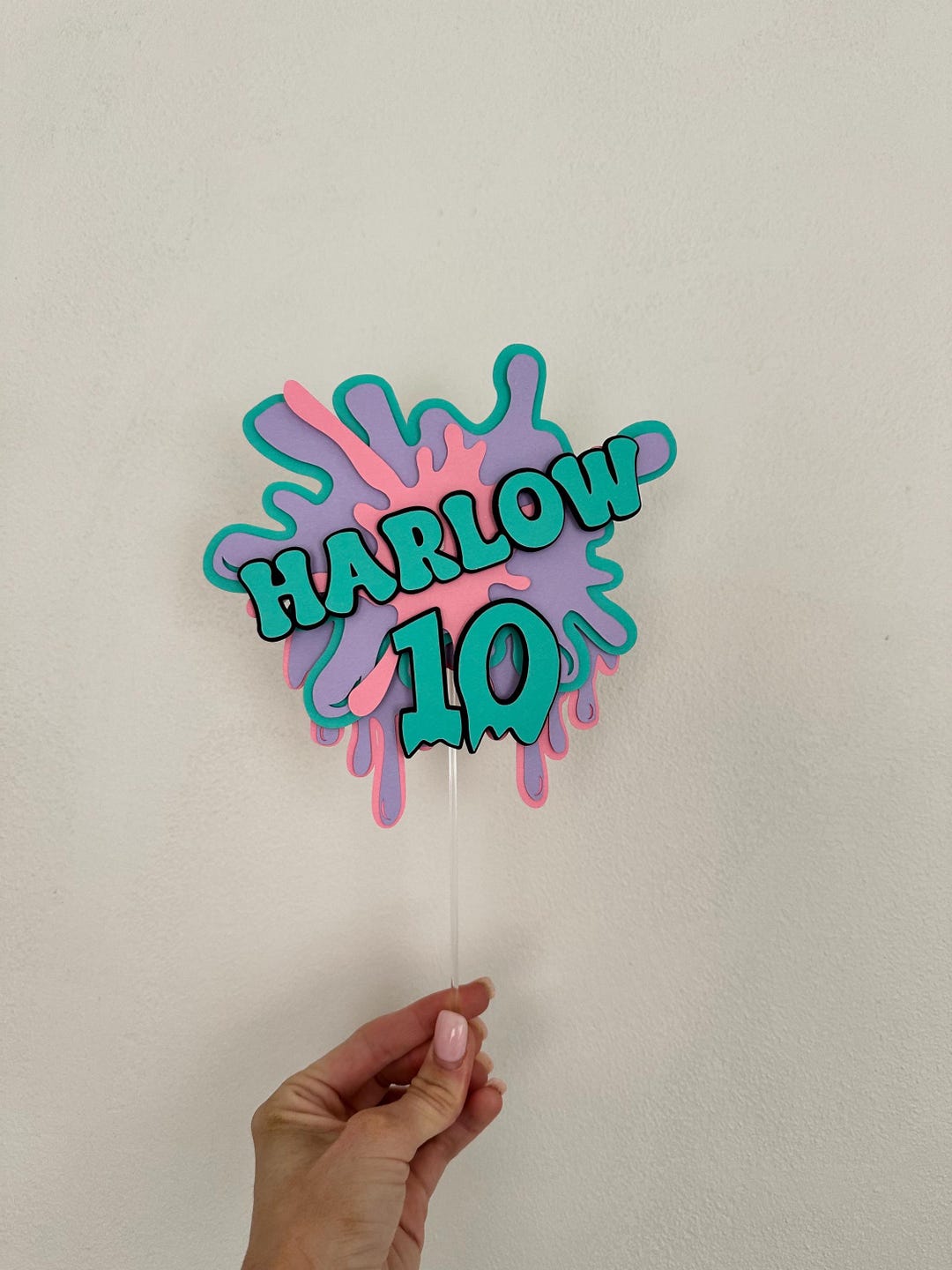Slime Cake Topper - Etsy