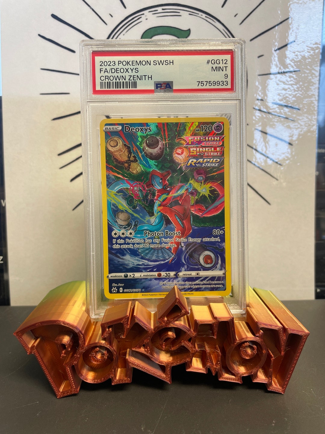 Graded Pokémon Card Stand 3d Printed - Etsy