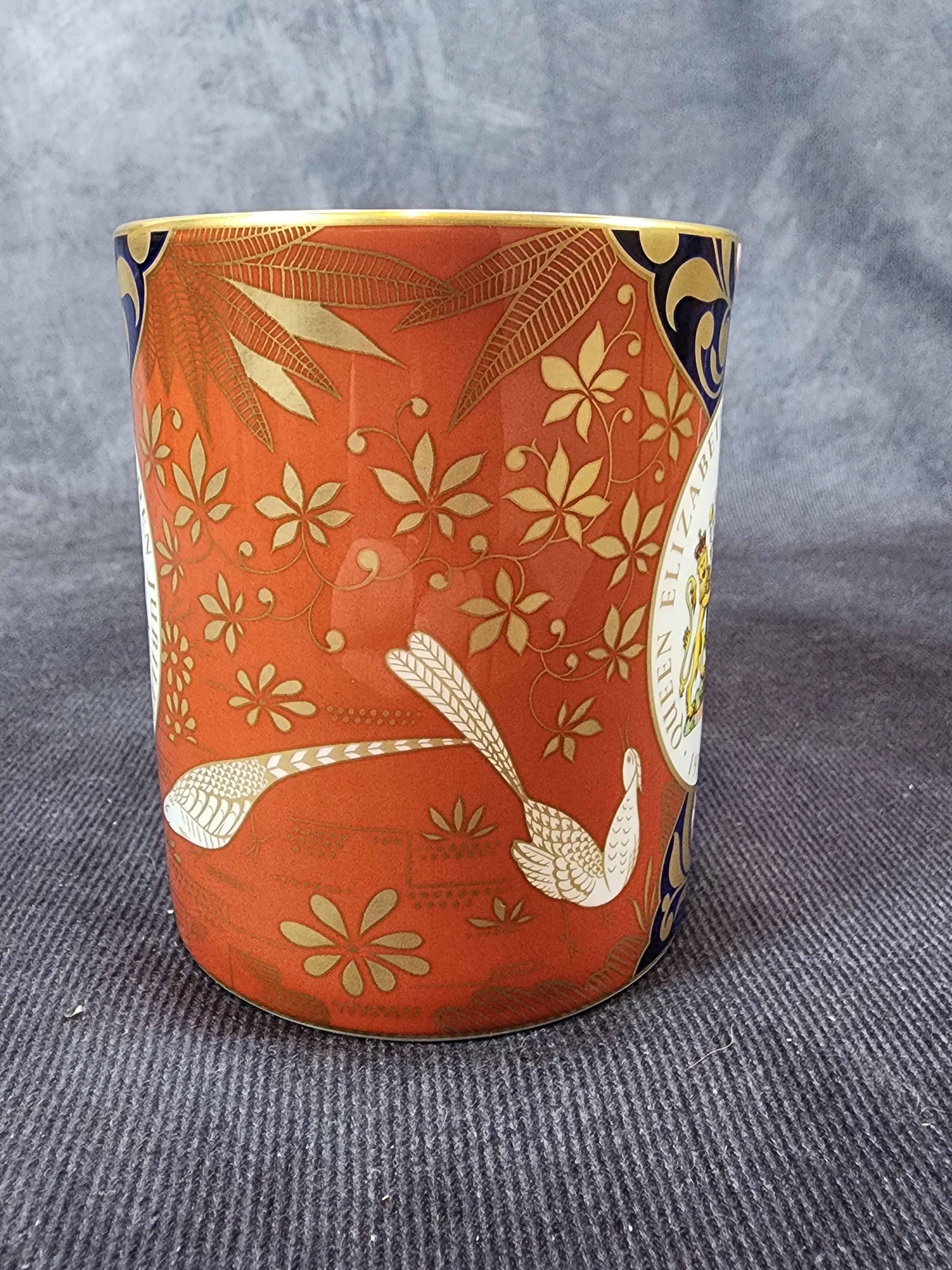 Vintage Royal Worcester Queen Elizabeth Golden Jubilee 2002, Imari ...