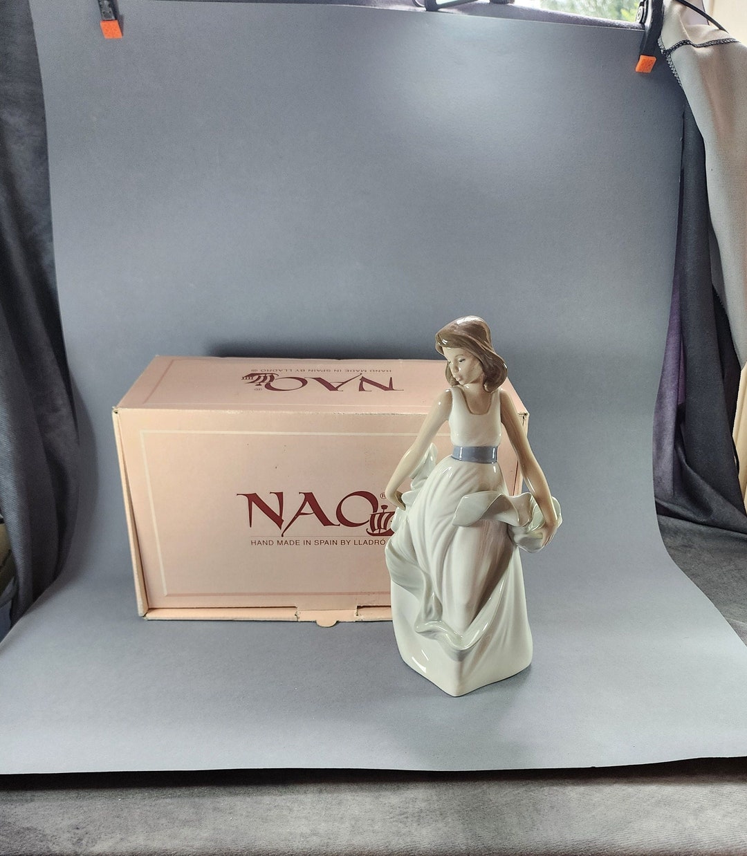 NAO by Lladro Walking on Air, With Original Box, Spanish Porcelain ...