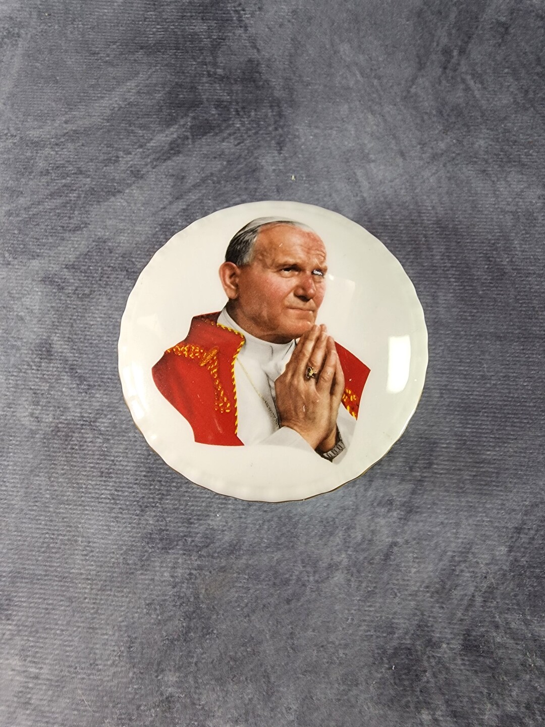 Royal Albert Pope John Paul II 1982 Papal Visit to England Trinket Box ...