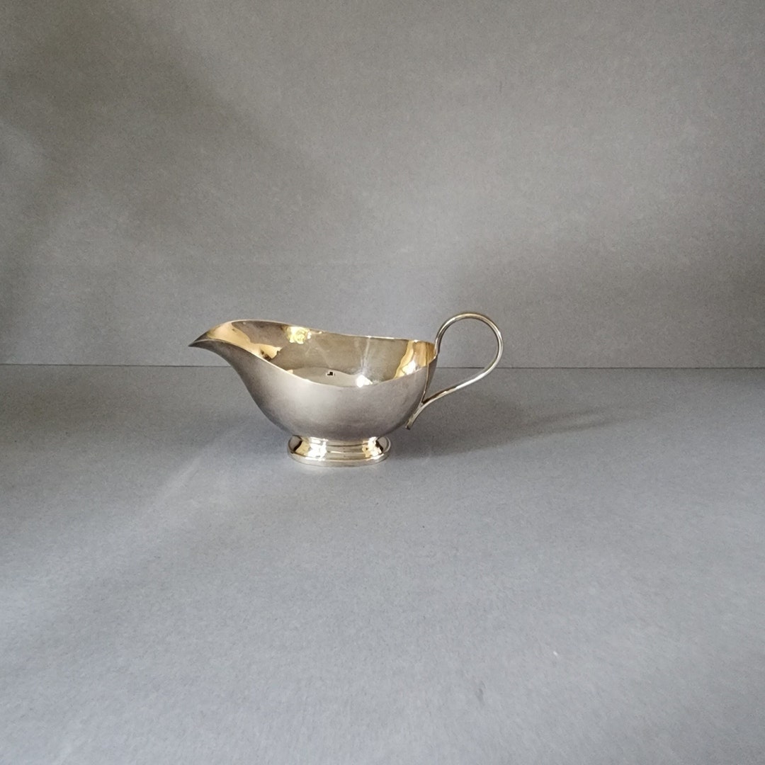Silver Plated Sauce Boat, Milk Jug, Creamer, Cooper Brothers & Sons ...