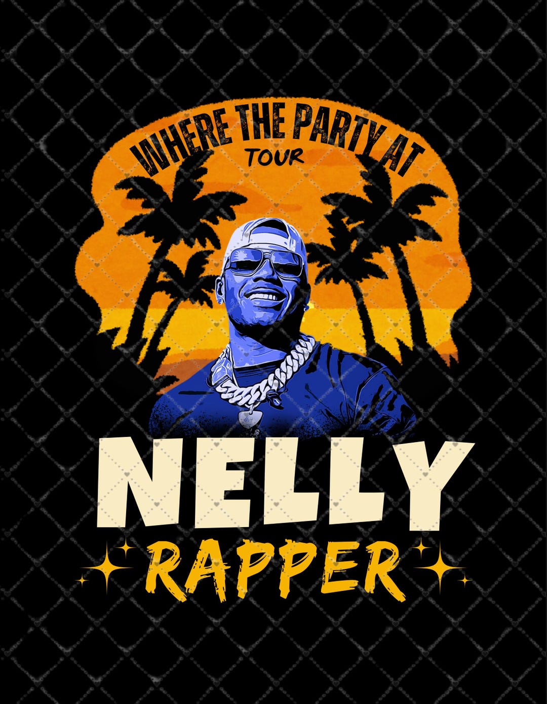Nelly T-shirt Design, Nelly Rapper PNG File, Nelly Where the Party at ...
