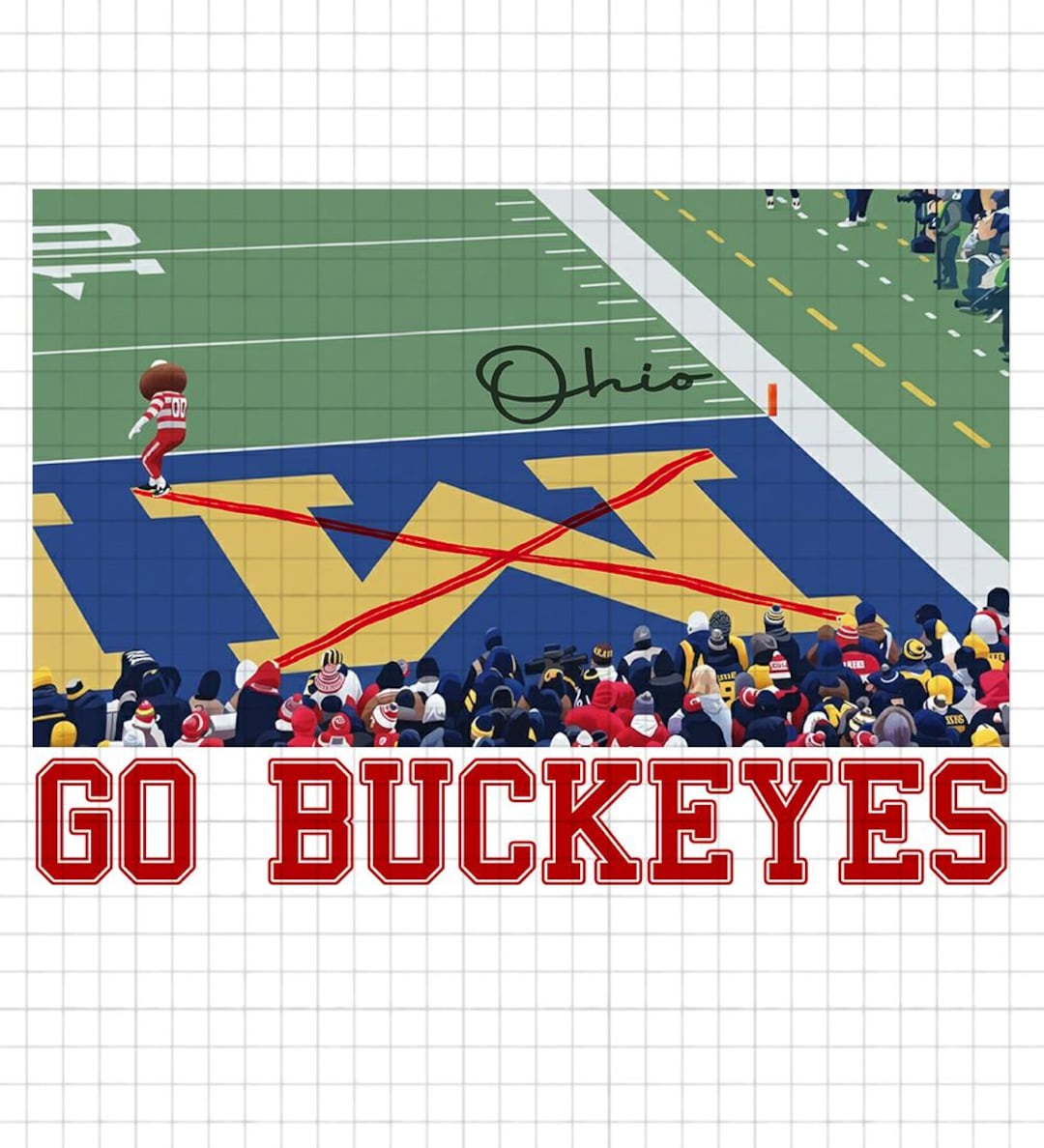Ohio State Buckeyes PNG, Funny OSU Football Fan Gift (digital Download ...