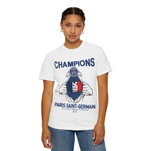 PSG Champions T-shirt Design: Soccer Fan PNG File (digital Download - Etsy