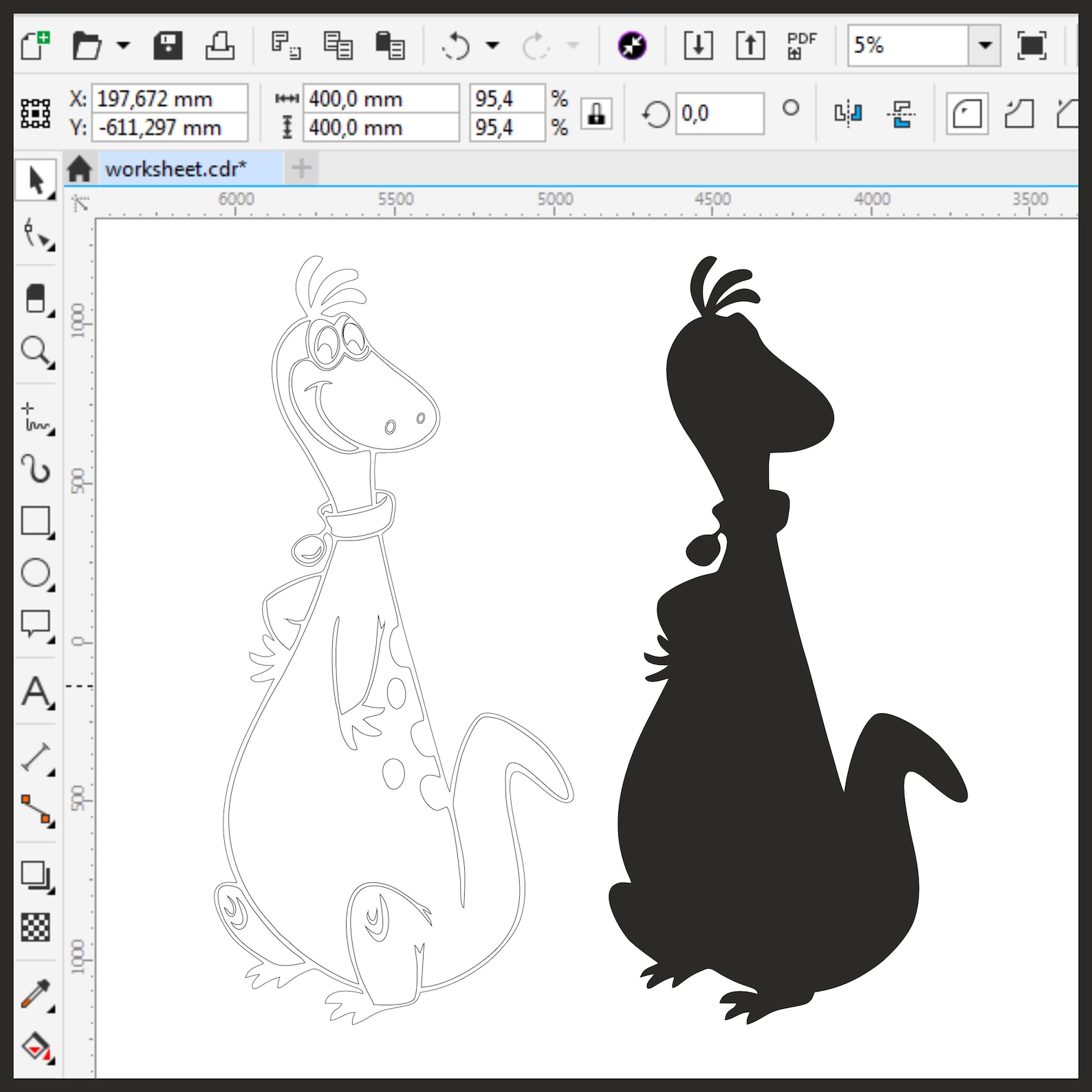 Dino the Flintstones Vector, Bundle, Clipart, Layered Digital File ...