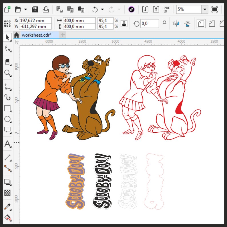 Scooby-doo Velma Dinkley SVG Digital File, Clipart, Svg, Ai, Cdr, Dxf ...