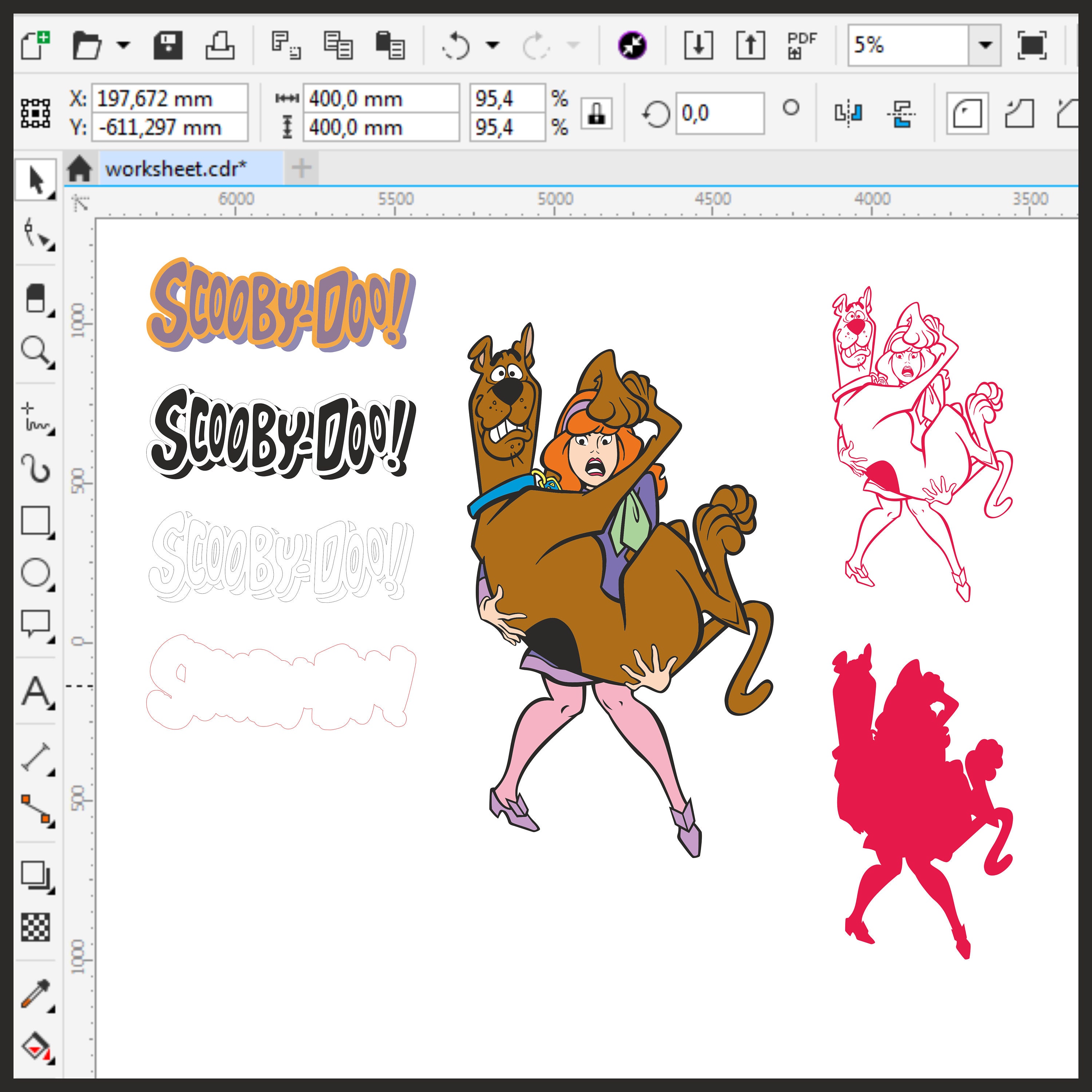 Scooby-doo Velma Dinkley SVG Digital File, Clipart, Svg, Ai, Cdr, Dxf ...