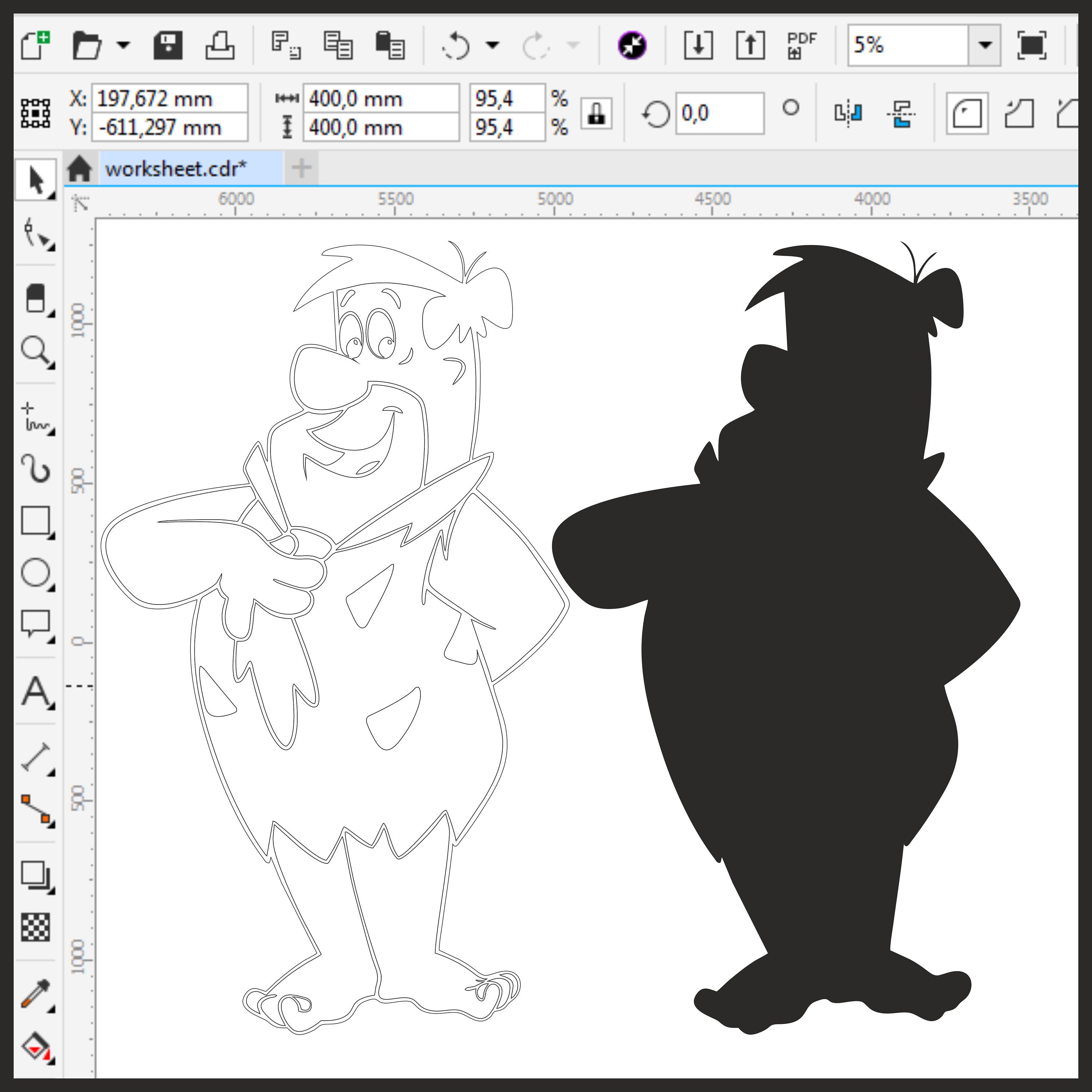 Fred Flintstone, the Flintstones Vector, Bundle, Clipart, Layered ...