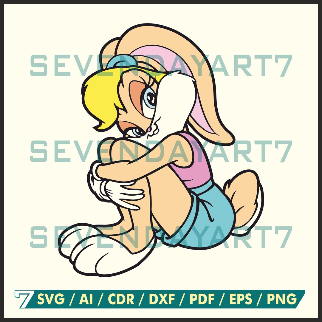 Lola Bunny Vector Bundle Clipart Layered Digital File Etsy