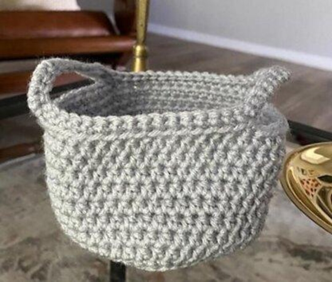 CROCHET PATTERN Two-toned Nesting Baskets, Crochet Basket Pattern, 3 Sizes Included, Pdf Digital ...