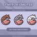 Rat Sub/bit Badges or Channel Point Icons for Twitch Streamers | Cute ...