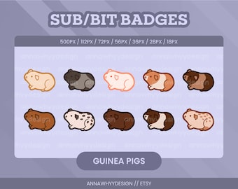 Rat Sub/bit Badges or Channel Point Icons for Twitch Streamers | Cute ...