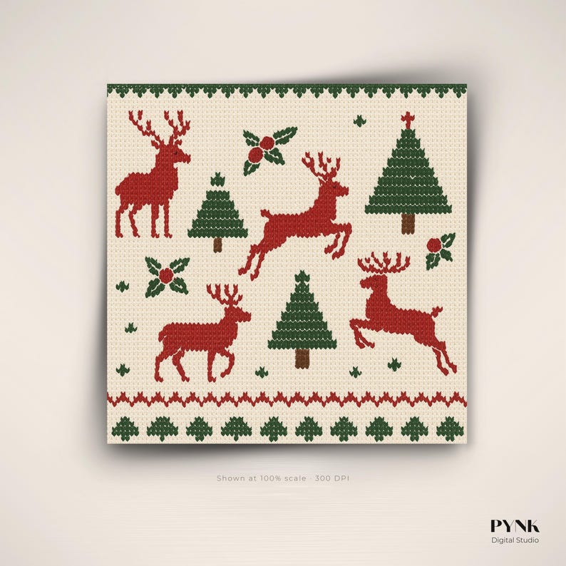 Ugly Sweater Christmas Digital Paper Pack – Knitted Holiday Patterns ...