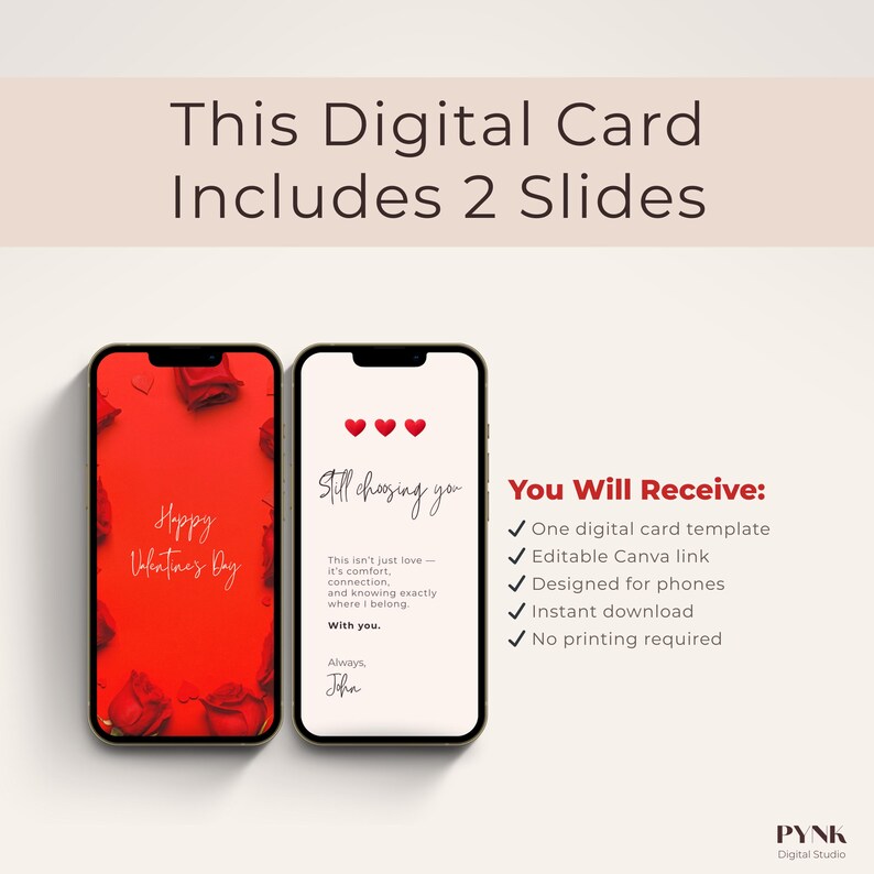 Animated Valentine’s Day Greeting Card for Girlfriend, Romantic Red ...