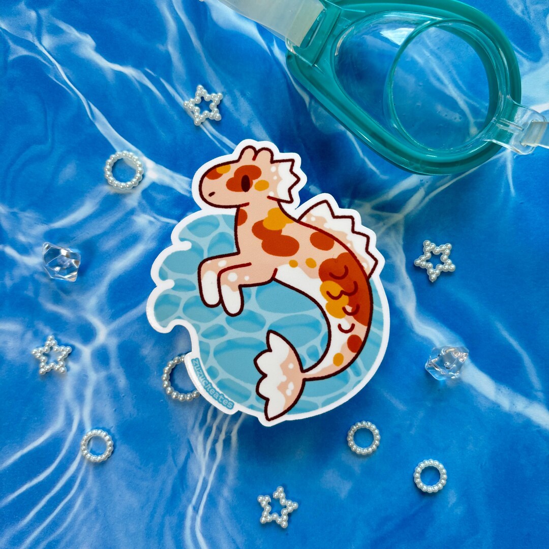 Kelpie Vinyl Sticker, Mythical Creature Koi Fish, Waterproof - Etsy
