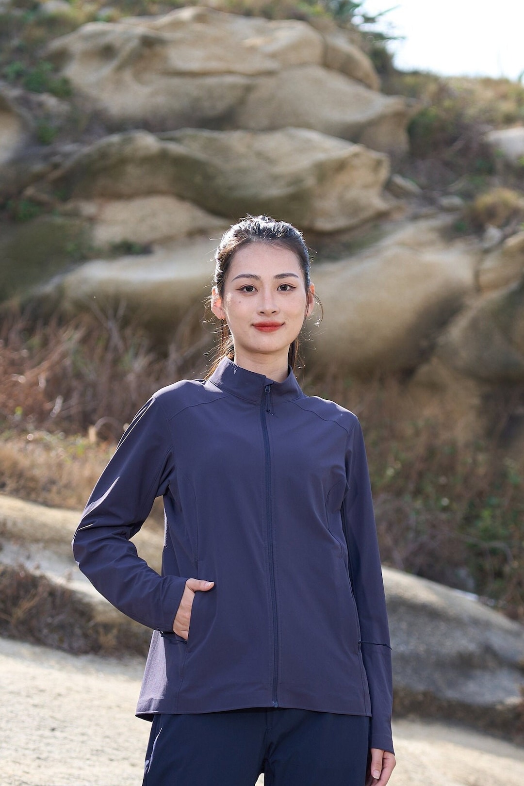 Women's UPF 50+ Sun Protection Jacket Hooded Cooling Shirt With Pockets ...