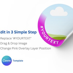 Linkedin Profile Picture Frames Canva Template, Add to Your Resume or ...